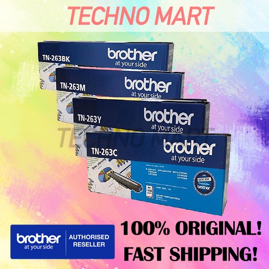 [SG Local Stock] Original Brother TN-263 TN263 263BK 263C 263M 263Y ...