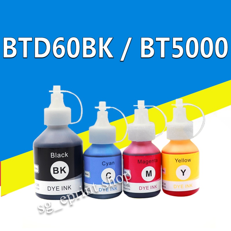 BT60BK BT5000 BTD60 ink Compatible Brother BT60BK BT5000 BTD60 Refill ...