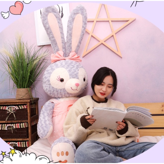 Stella Lou besar Disney Duffy cute soft rabbit plush doll big Stella ...