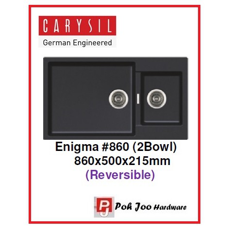 CARYSIL ENIGMA#860 GRANITE KITCHEN SINK | Shopee Singapore