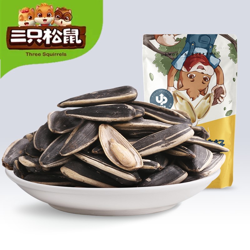 三只松鼠 葵花籽 奶油味 150G Three Squirrels 3 Squirrels Creamy Sunflower Seeds ...