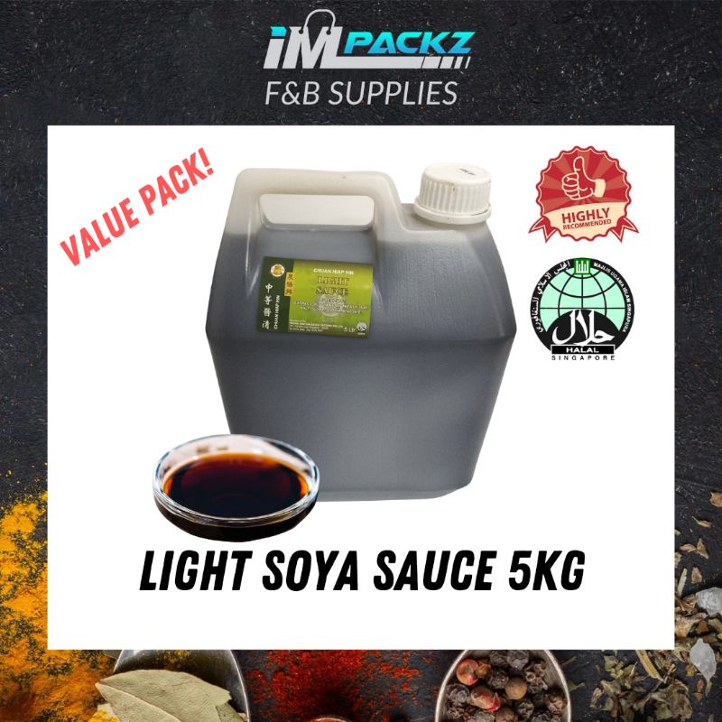 LIGHT SOYA SAUCE 5KG (HALAL) | Shopee Singapore