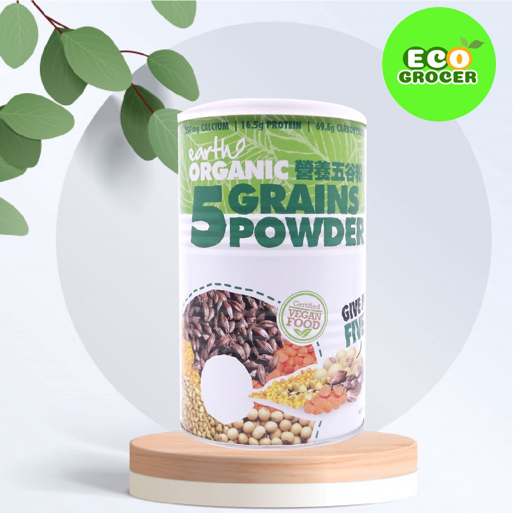 Earth Living Organic Five Grains Powder 有机五谷粉 500g | Shopee Singapore