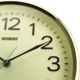 HOSEKI H-9018 Round Quartz Designer Wall Clock Silent Non-Ticking Large ...