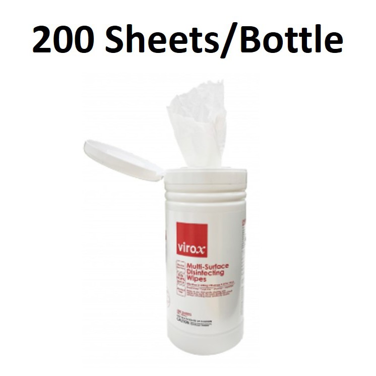 Virox Surface Wipes (Multisurface 200's | Bactericidal 200's) | Shopee ...