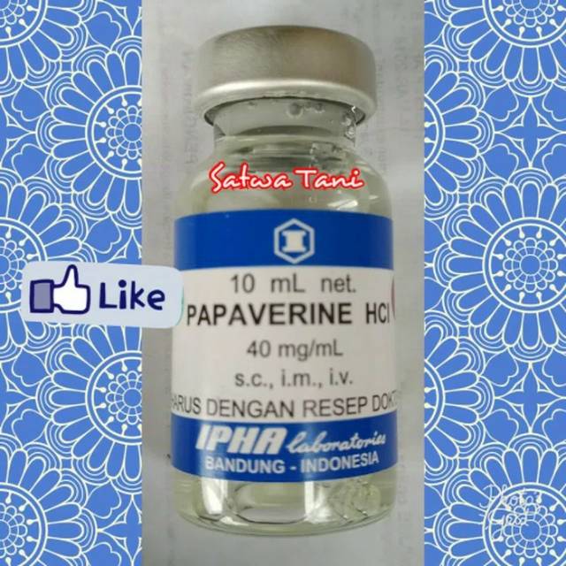 Papaverin (Drug For Diarrhea And Colic On Animals And Livestock ...