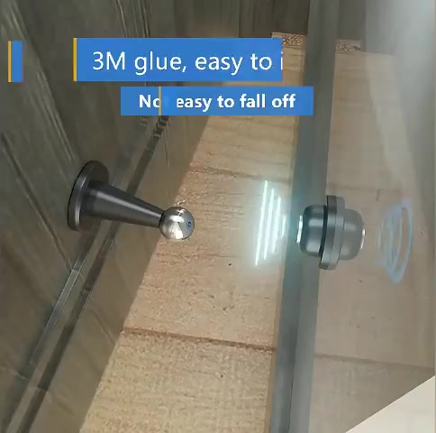 🇸🇬【SG stock】Silicone magnetic door stopper mute door stop punch-free ...