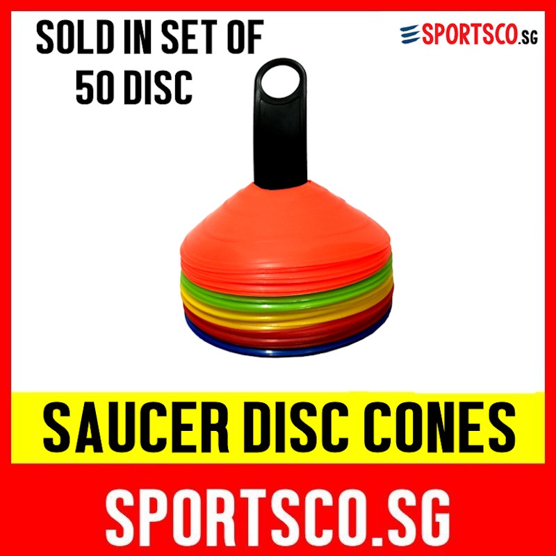 🇸🇬 SPORTSCO 50pcs Agility Saucer Disc Cones - Ship from SG - Space ...