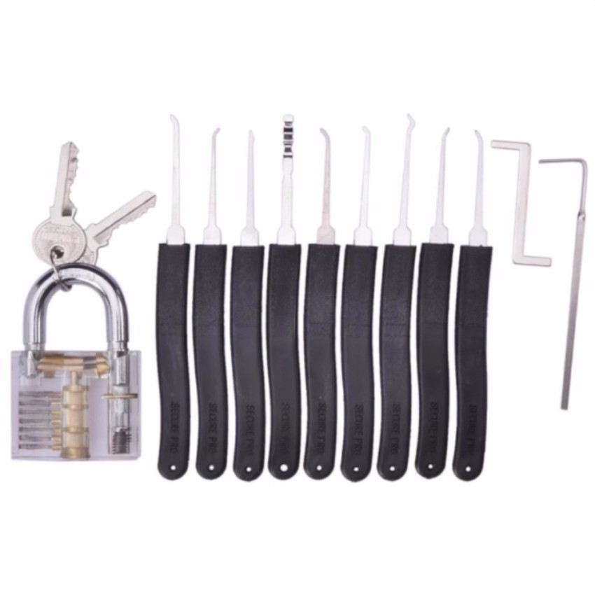 Key Wax Skill Training Tool Set With Transparent Lock + 10-Piece With ...