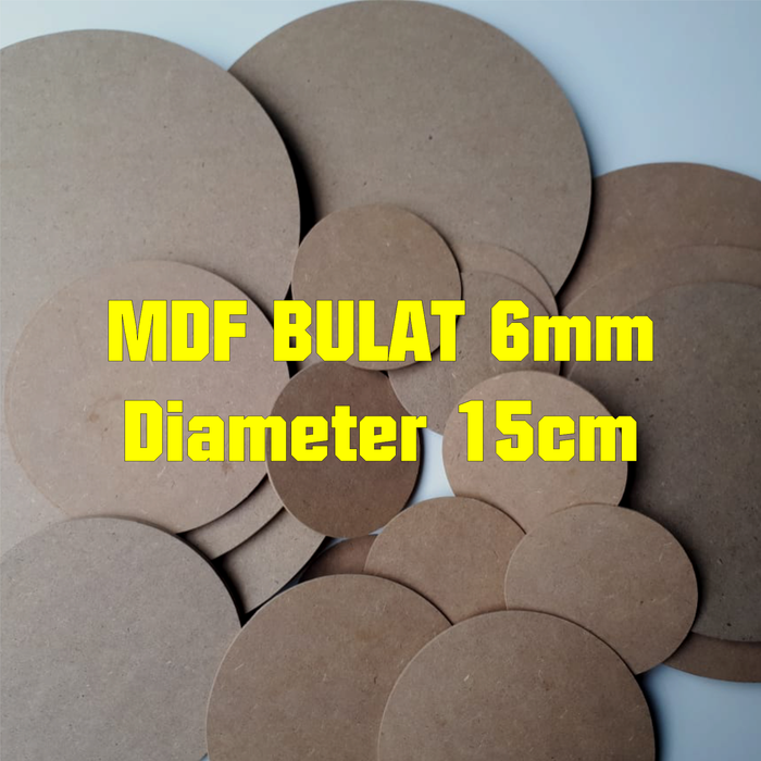 Round Wooden MDF Board D 15cm 6mm thick | Shopee Singapore