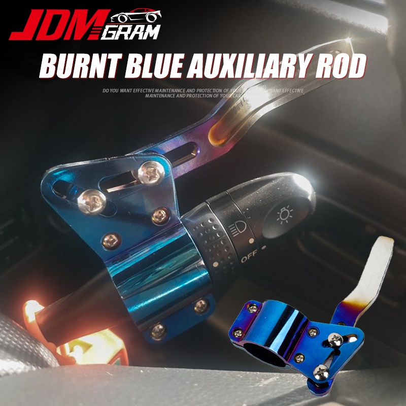 JDMGRAM Universal Car Turn Rod 1pc Adjustment Steering Wheel Chrome ...