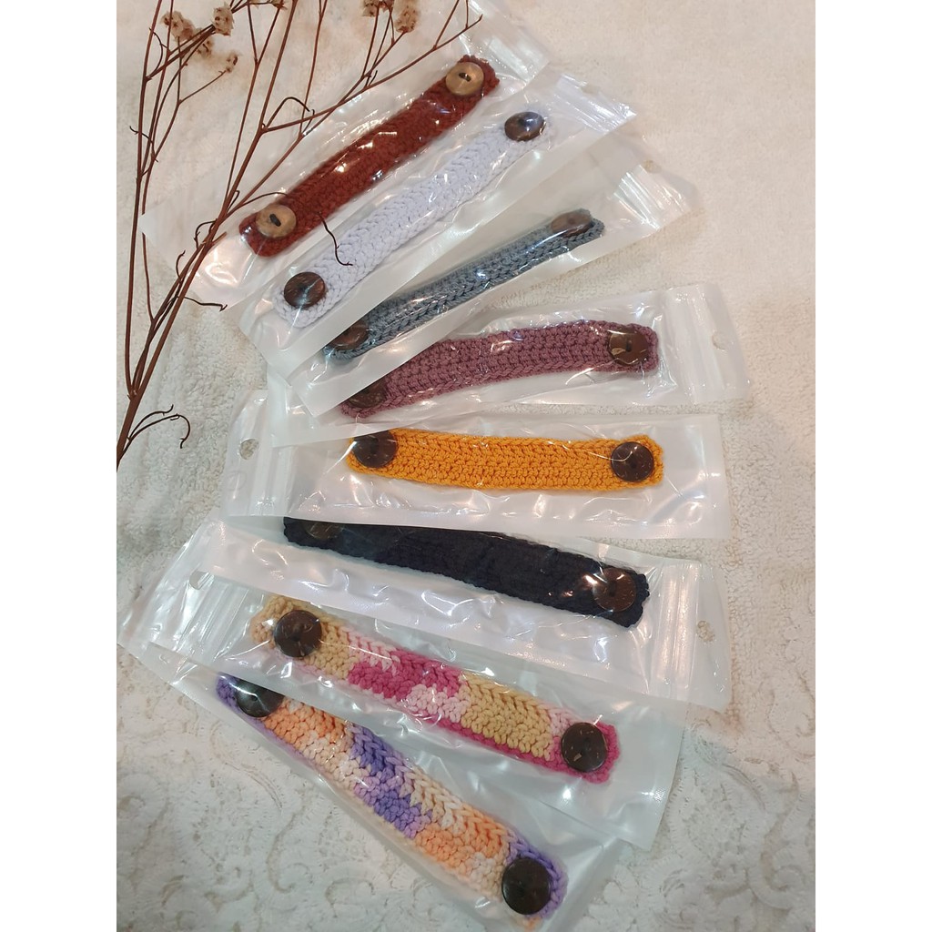 🇸🇬 SG Mask Extension Handmade Crochet [Design: PB] | Shopee Singapore