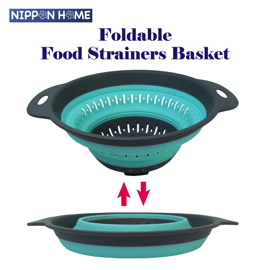 Foldable Food Strainers Basket / Multi-Use Fruit Vegetable | Shopee ...