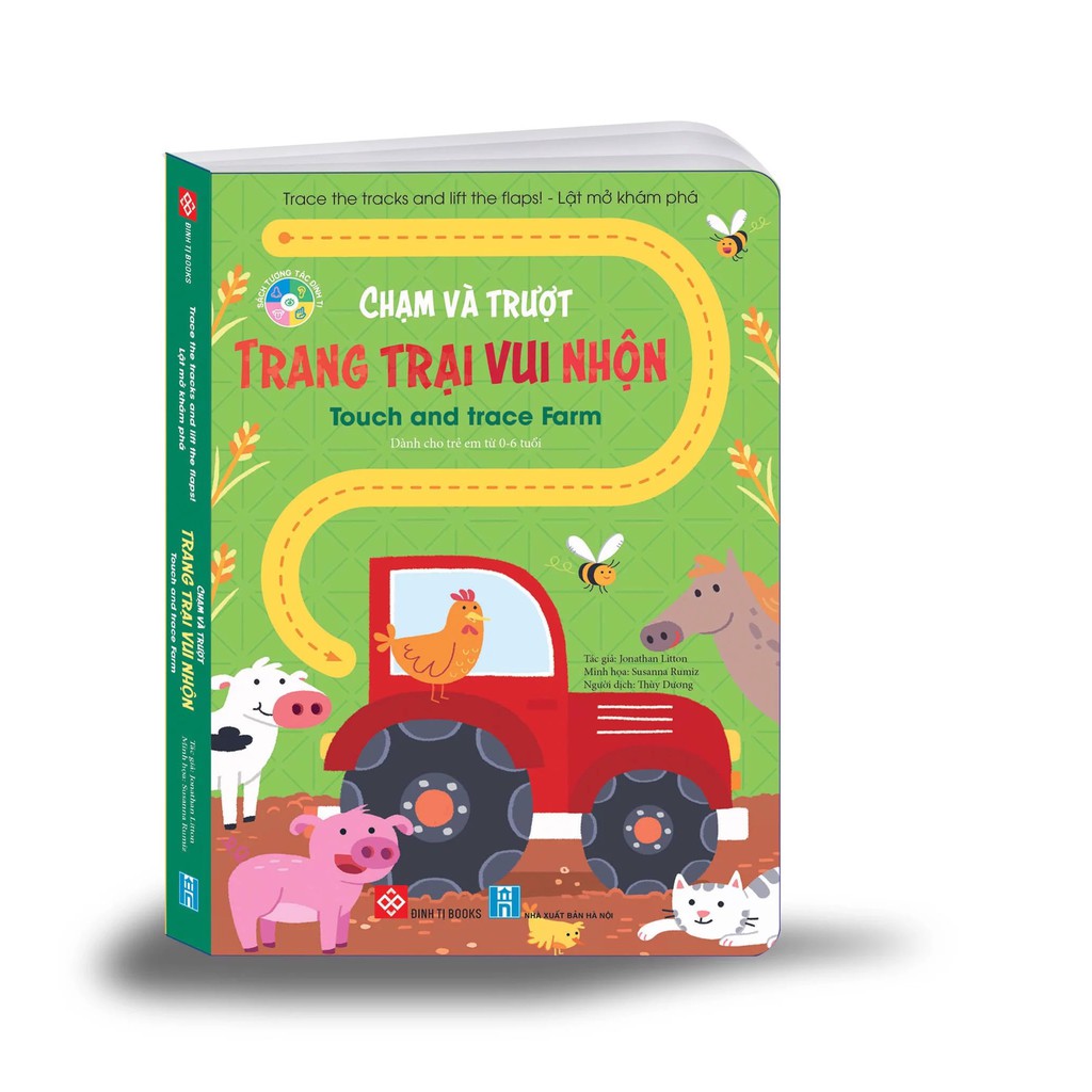 Book - Open and explore - Touch and trace Farm - Fun Farm | Shopee ...