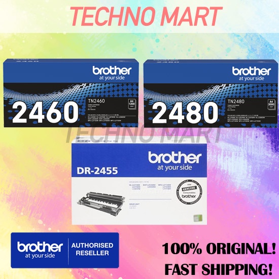 [SG Local Stock] Original Brother TN-2460 TN2460 TN-2480 TN2480 Toner ...