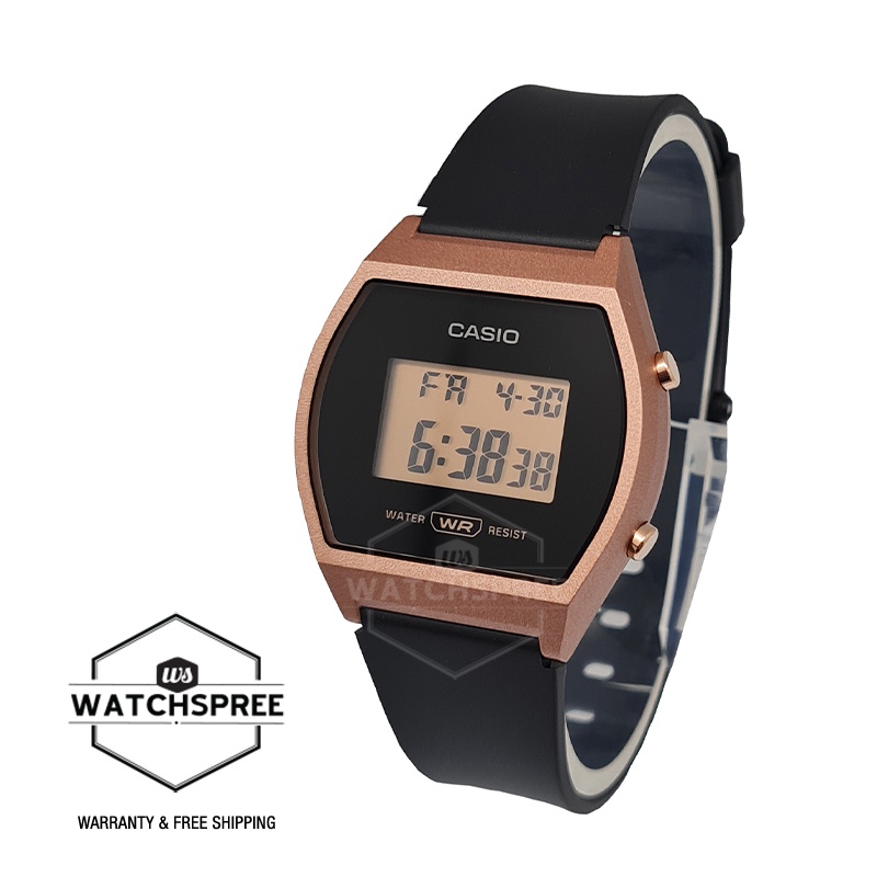 [Watchspree] Casio Ladies' Digital Black Resin Band Watch LW204-1A LW ...