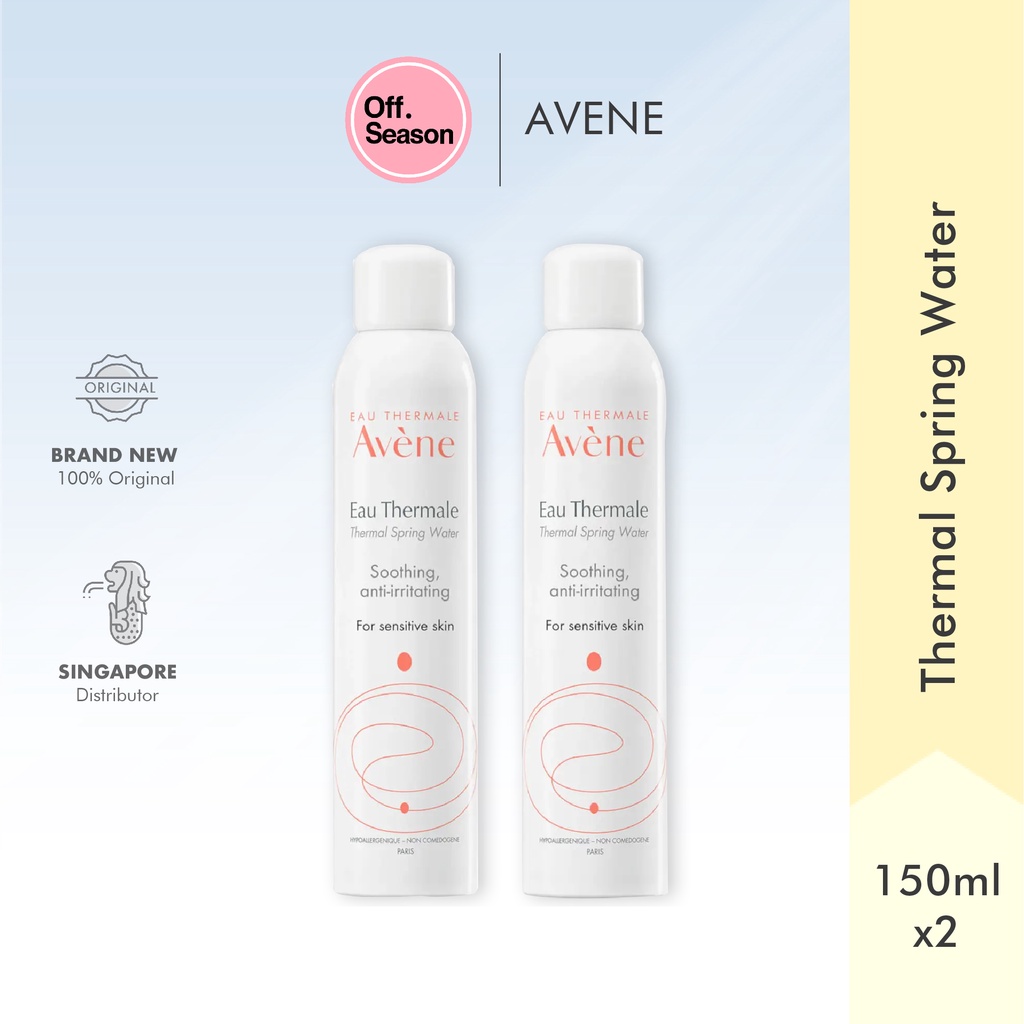 Avene Thermal Spring Water 50ml / 150ml / 300ml [ 2 pack ] | Shopee ...