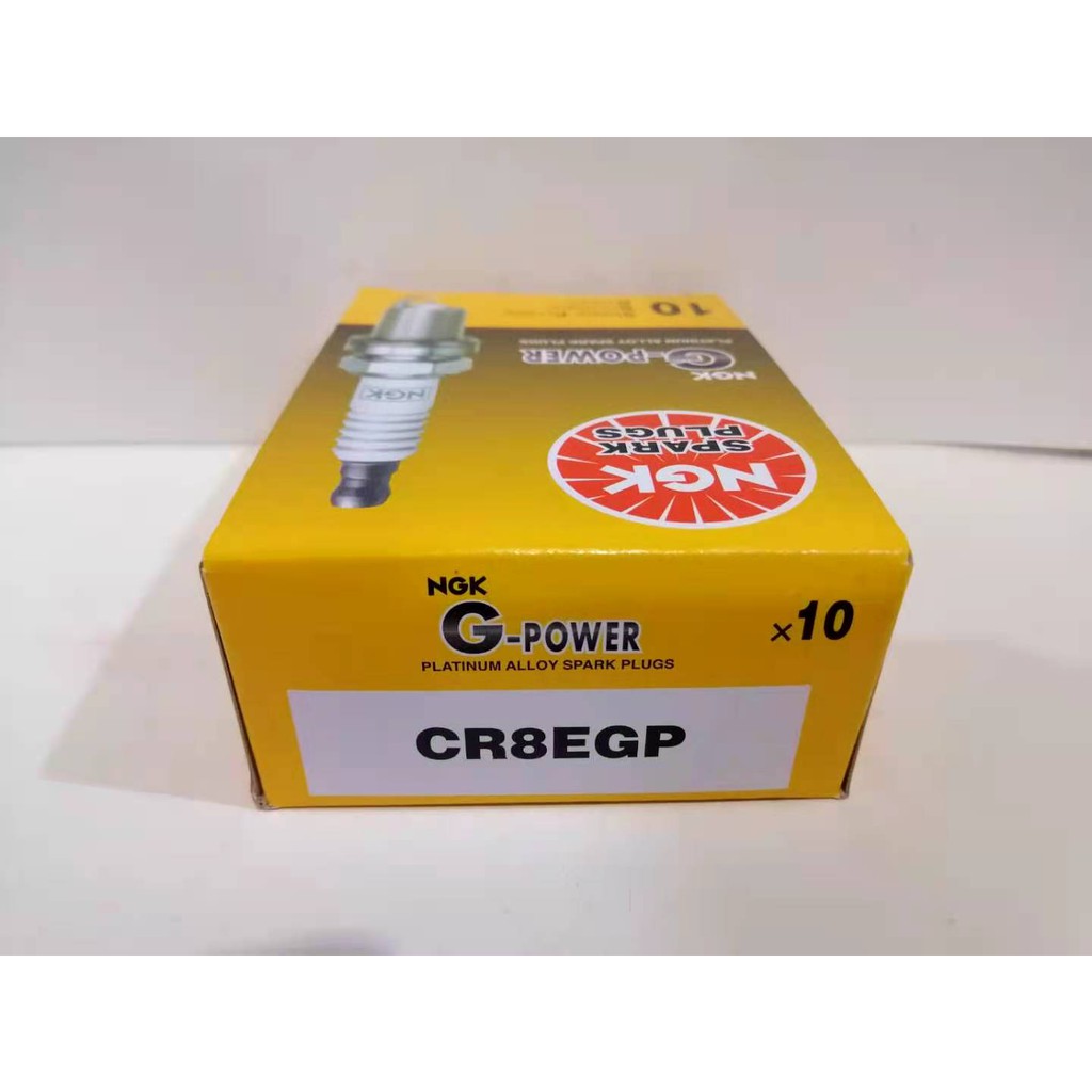 NGK SPARK PLUG G-POWER CR8EGP(100% ORGINAL) | Shopee Singapore