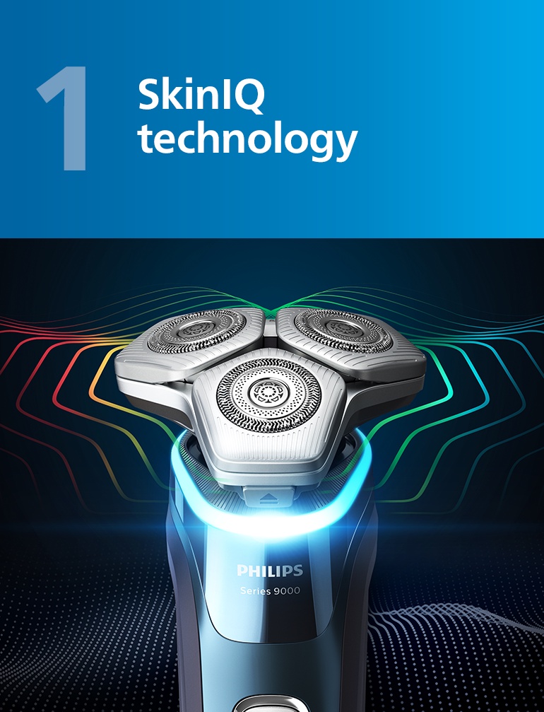 PHILIPS 9000 Series - Wet & Dry electric shaver with SkinIQ - S9982/50 ...