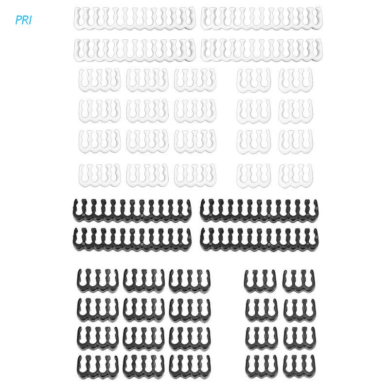 pri PP Cable Comb Kit Cable Management Tools Wire Organizer Combs for ...