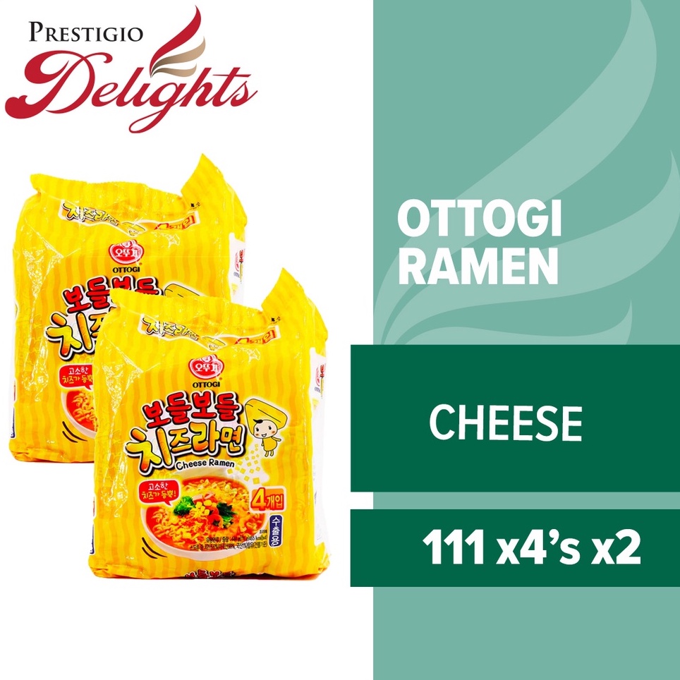 Ottogi Cheese Ramen 111g x 4's Bundle of 2 | Shopee Singapore