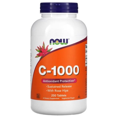 [SG] Now Foods C-1000 Sustained Release / Rose Hips / Bioflavonoids / Zinc Immune - Vit C 1000 ...