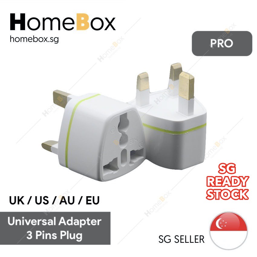 [HomeBox] 🇸🇬 UK 3 Pin Plug Universal Adapter PRO Travel Adapter ...