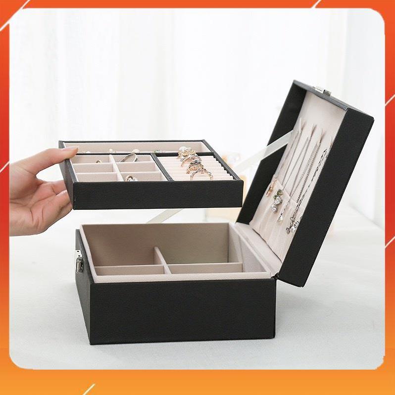 2-storey Jewelry Box With Unique And Versatile Convenient Buckle ...