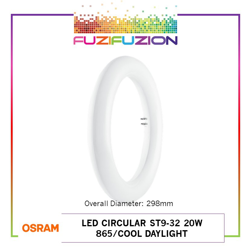 OSRAM Extra Bright LED Circular Lamp T9-32 20W EM G10Q 6500K | Shopee ...