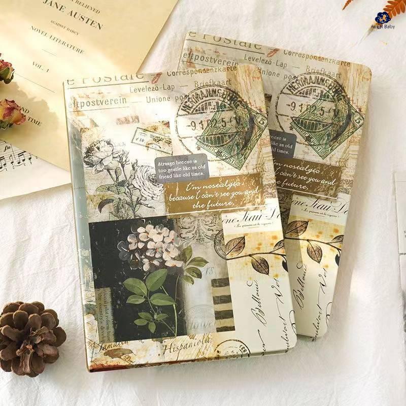 A5 Retro Notebook Coloring Page Kraft Paper Vintage Stationary Journal ...