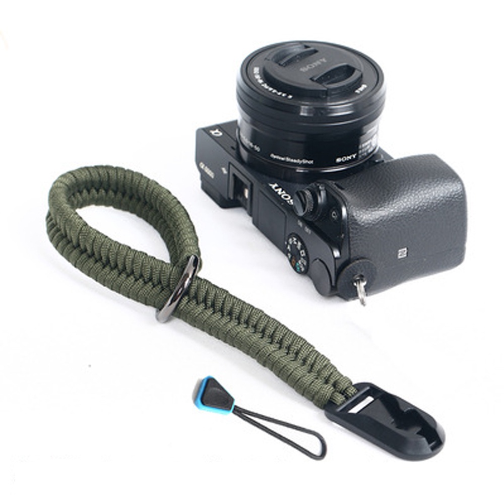 【SG】Camera Wrist Strap Nylom Braided Wristband for DSLR Nikom Canom ...