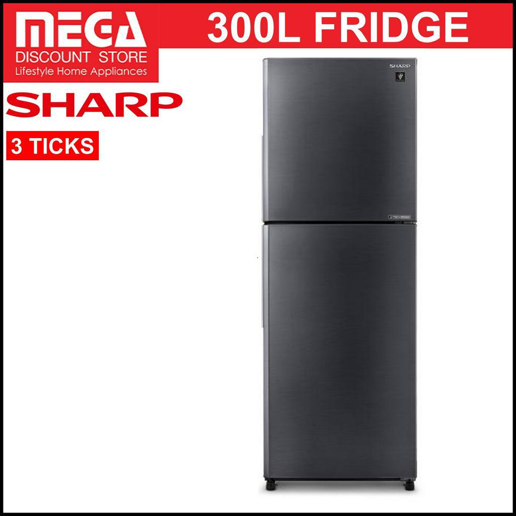 SHARP SJ-RF30E-DS 300L 2-DOOR FRIDGE | Top Freezer | 3 Ticks | Shopee ...
