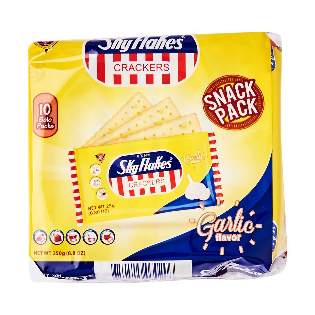 Skyflakes Snack Pack - Garlic, 250G | Shopee Singapore