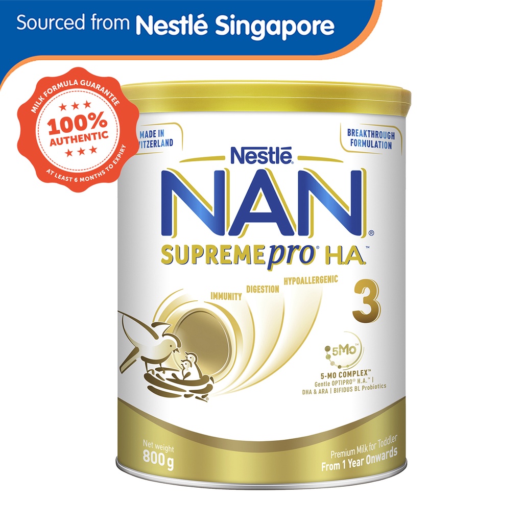 Nestle NAN Supremepro H.A. Stage 3 Growing Up Milk Formula 800g - From ...
