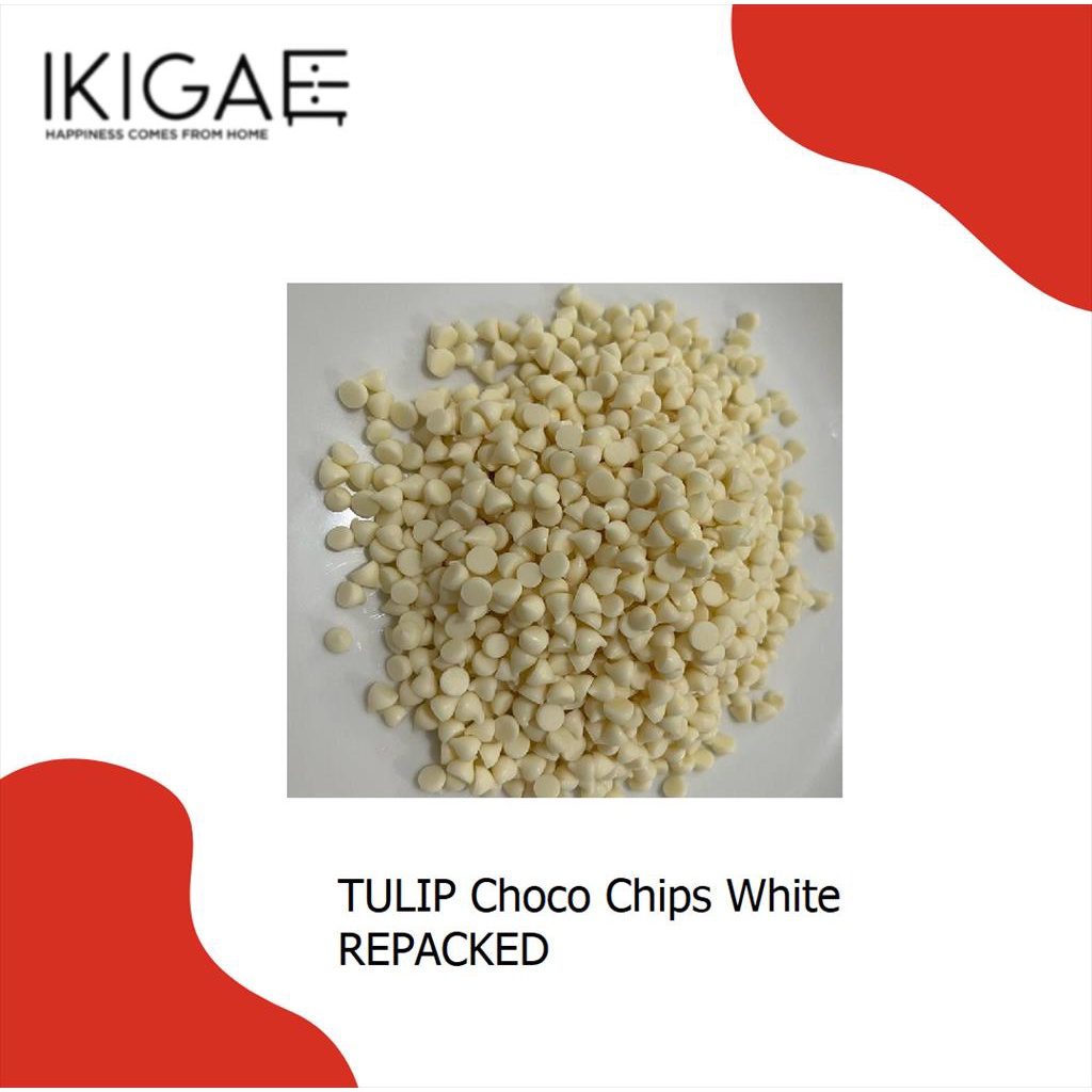 PUTIH Tulip CHOCO CHIPS WHITE / CHOCOLATE COMPOUND CHIPS WHITE REPACKED ...