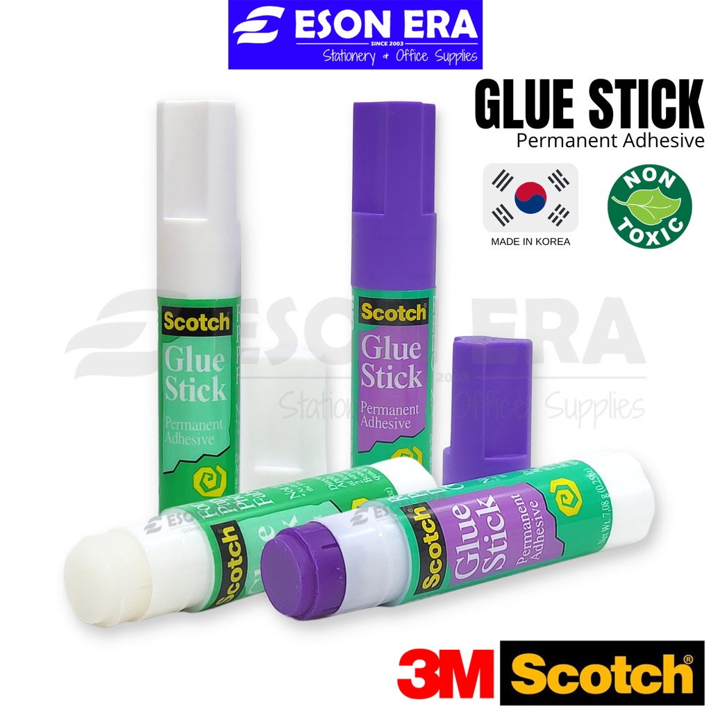 3M Scotch Glue Stick 8g Permanent Adhesive Purple Glue / Magic Glue / Gam | Shopee Singapore