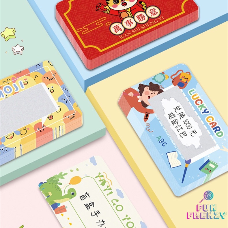 [SG]Lucky draw Scratch off Card Party Corporate Event Gift Student ...