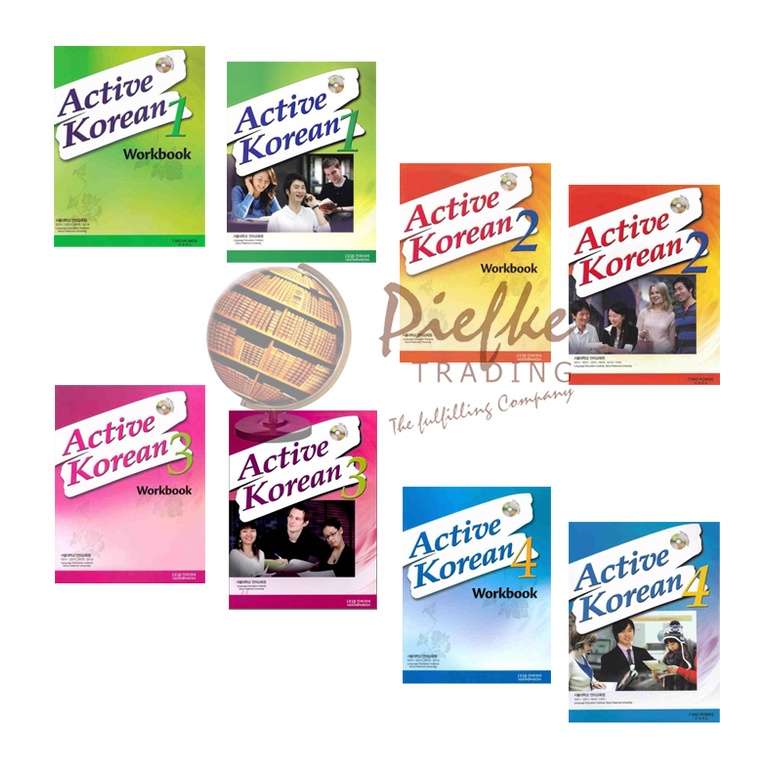 Active Korean :1, 2, 3, 4 : Student Book, workbook : 9788953949218: ...