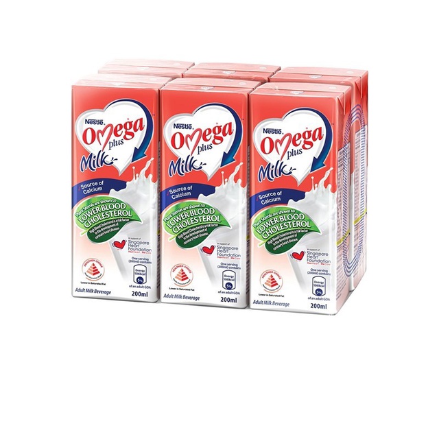 Nestle Omega Plus 6 x 200 ml | Shopee Singapore
