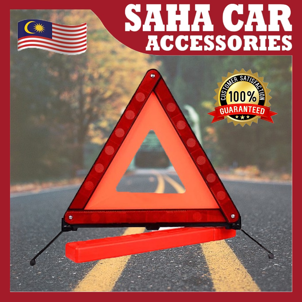 Car Tripod Warning Sign Foldable Triangle Emergency Breakdown ...