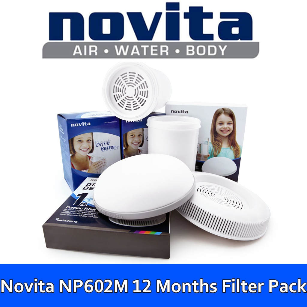 [Water Filter] Novita Filter Set For NP602M (12 Months Pack) | Shopee ...