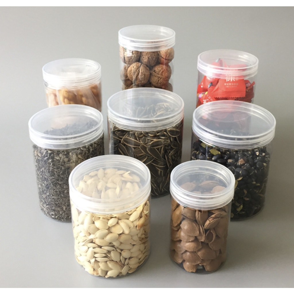 PET Plastic Jar Bottle with PE/Aluminum Cap Cookies Jar CNY Cookies ...