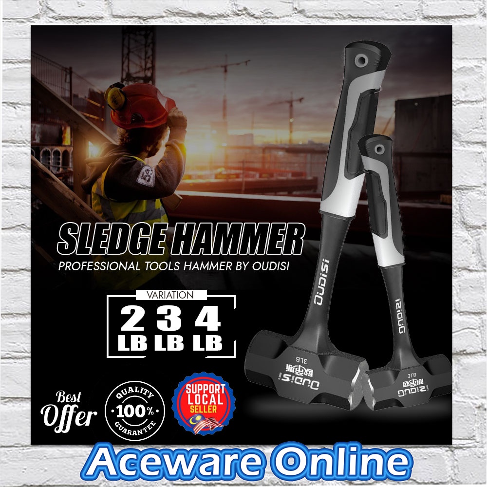 OUDISI Heavy Duty carbon steel Hammer Double Face Hammer With High ...