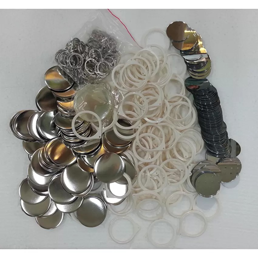 58MM button badge Keychain mirror /100pcs raw material | Shopee Singapore