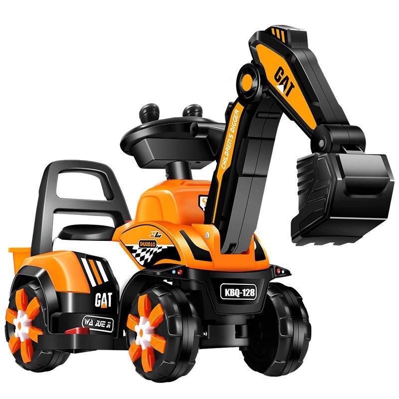 Excavator Ride on Toy with Safety Mark Charger for Full Electric and ...