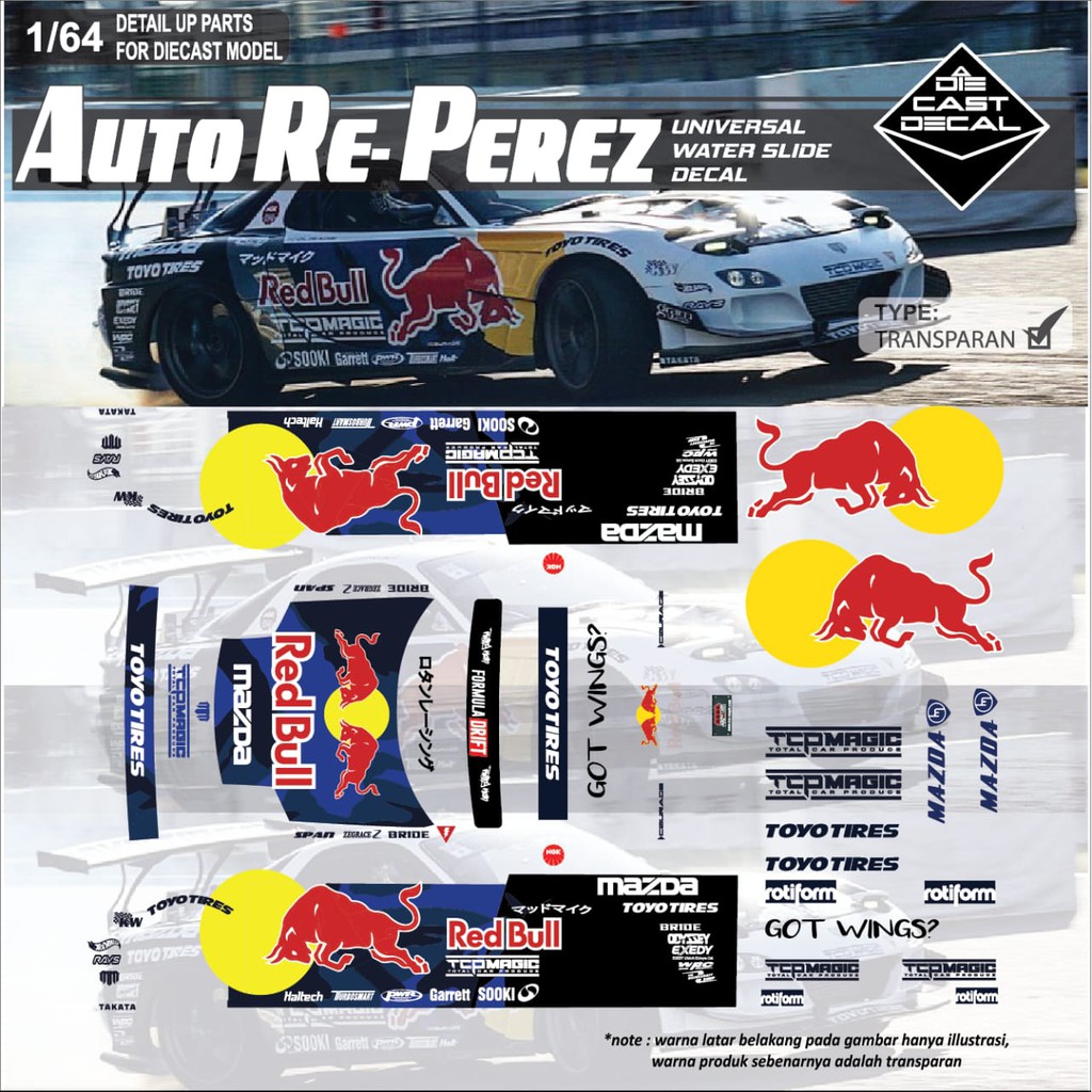 [Transparent]Decal Hotwheels Autoreperez - Racing Livery - Mad mike ...