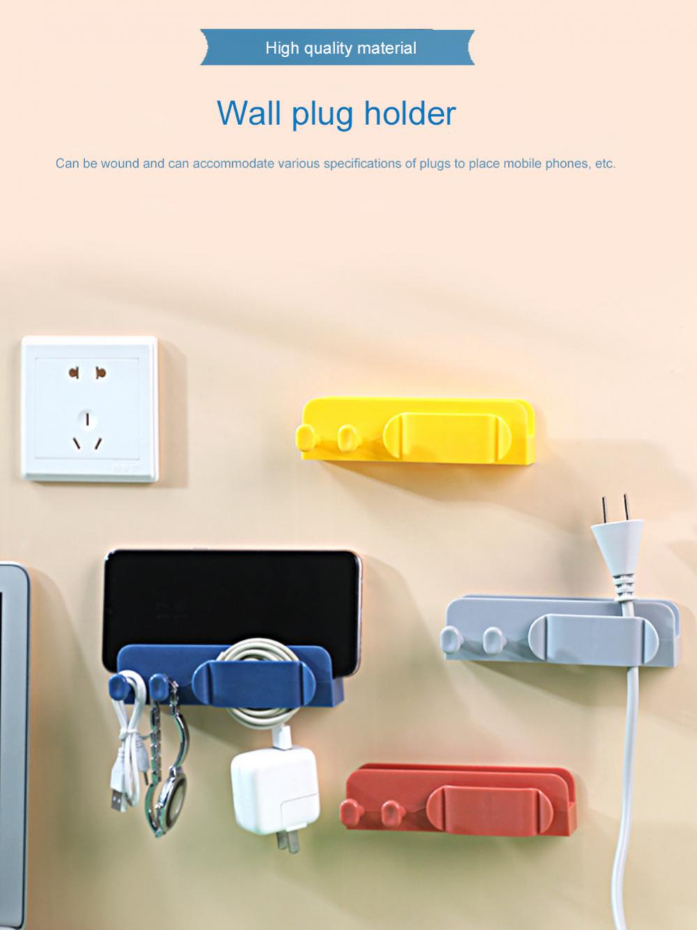 NEW 3 IN 1 Multi Purpose Punch-free Wall Storage Organization Hook ...