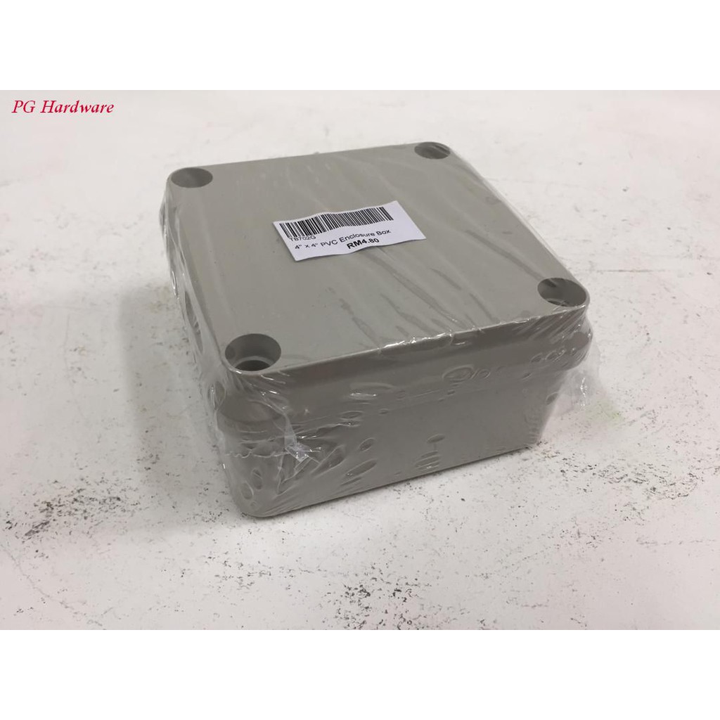 PVC Enclosure Box ( 4" x 4" ) | Shopee Singapore