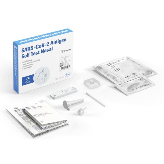 Roche SARS COV-2 COVID-19 Antigen Rapid Self Test (ART Test) Kit, 5pcs ...