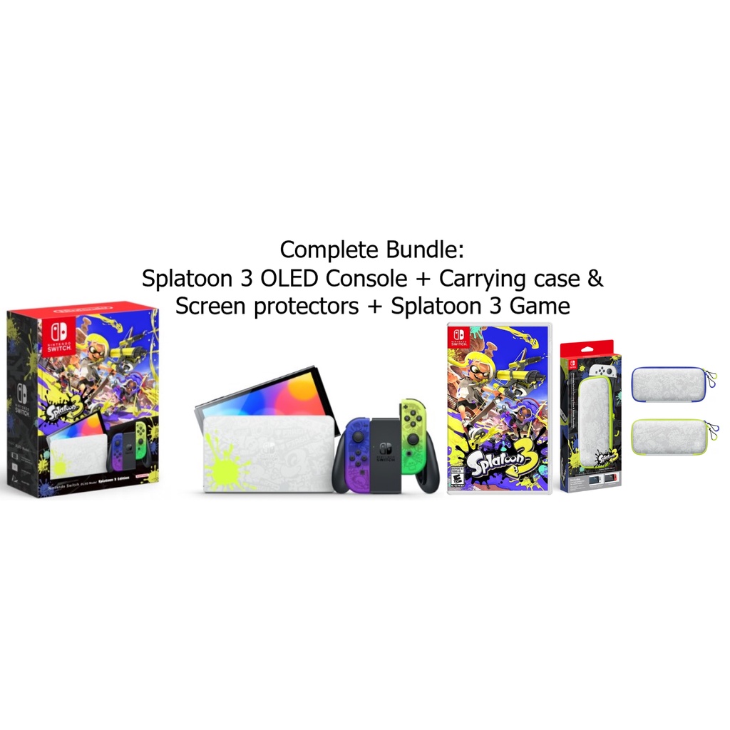 Nintendo Switch OLED Splatoon 3 Edition (Local Nintendo Warranty ...